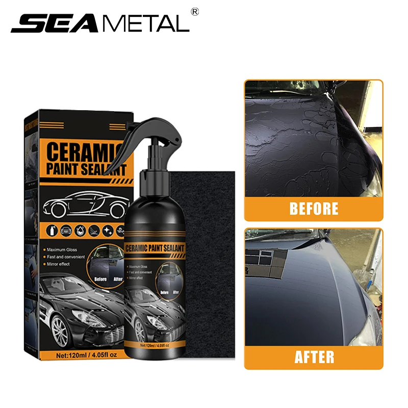 SEAMETAL Car Ceramic Coating Agent Anti Fog Auto Paint Crystal Wax Spray Nano Hydrophobic Liquid ...