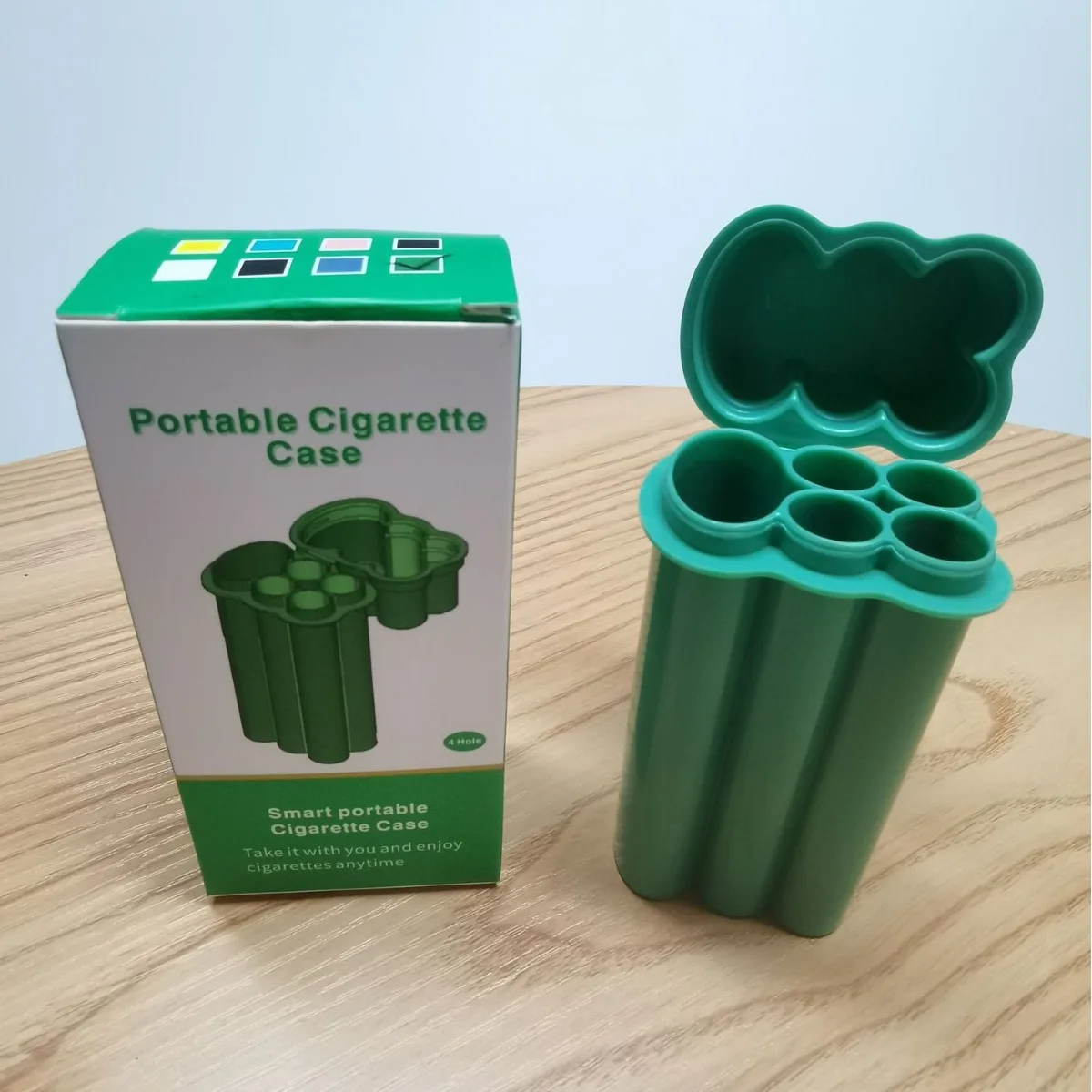 One-piece-flip-top-cigarette-case-hit-kit-four-hole-position-includes ...