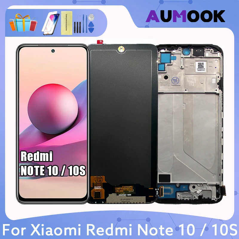 AMOLED-LCD-For-Xiaomi-Redmi-Note-10-4G-10S-LCD-Display-Touch-Screen ...
