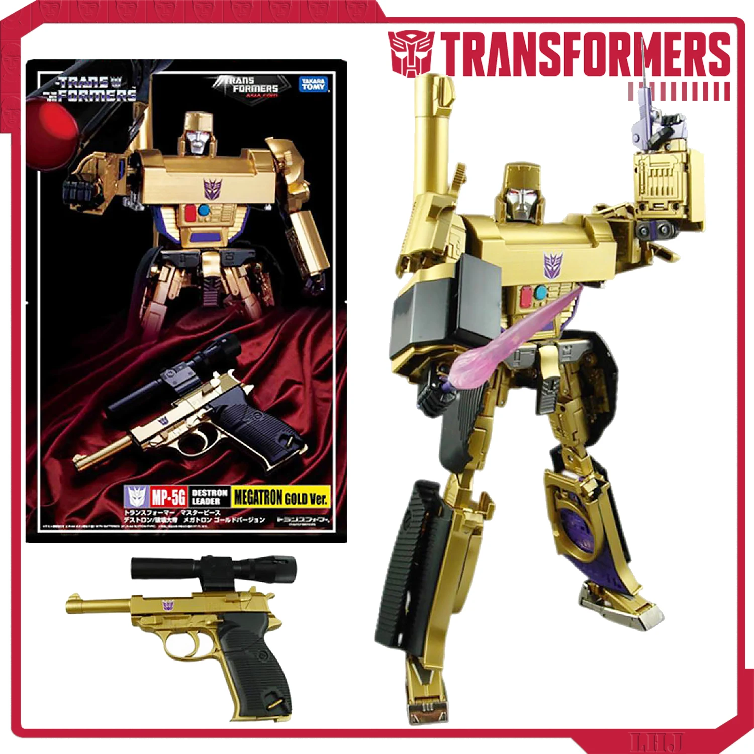 TAKARA-TOMY-figuras-de-Transformers-de-la-serie-MP-MP-05G-Megatron ...