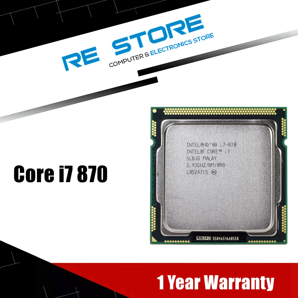 Intel Core I7 870 Processador Quad Core 2.93ghz 95w Lga 1156 8m Cache ...