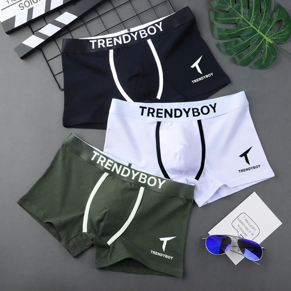 Letter-Print-Male-Panties-Men-s-Underwear-Boxers-Breathable-Man-Boxer ...