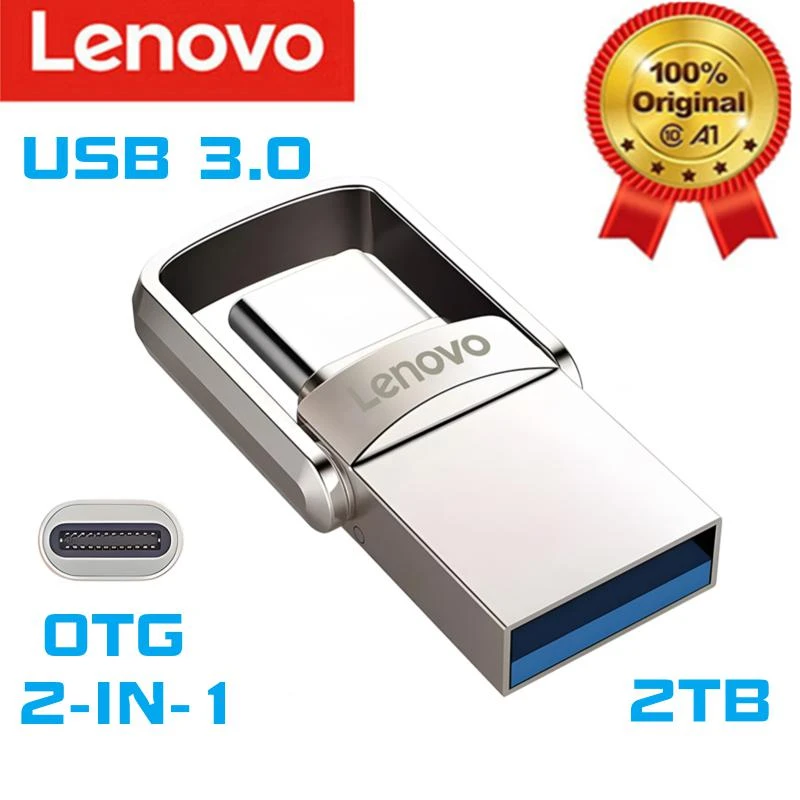 Lenovo Folding U Disk USB3.0 Android OTG and Computer 2 in 1 Micro Mini ...