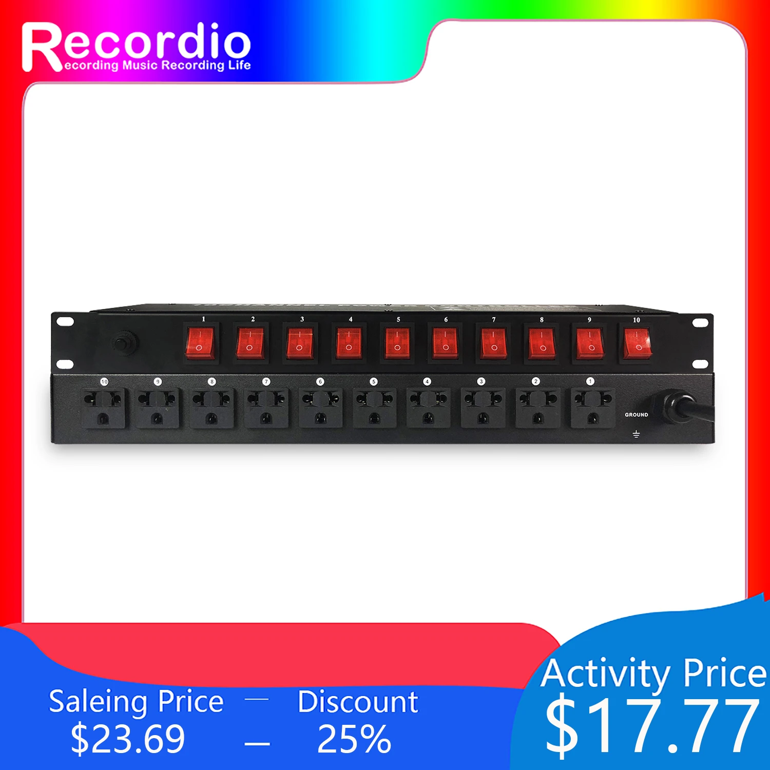 GAX 1016 전문 10 채널 고전력 장비 전원 공급 장치 컨트롤러, 독립 에어 스위치 전원 시퀀서| | - AliExpress