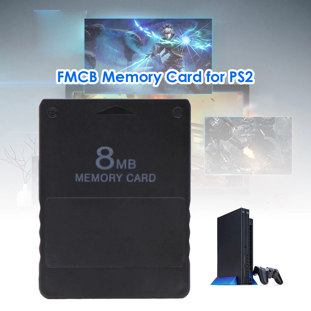 M2 셀프 서비스 복사 FMCB 확장 카드 저장 게임 데이터 메모리 카드 PS2 용 게임 콘솔 PS2 메모리 카드 용 ...