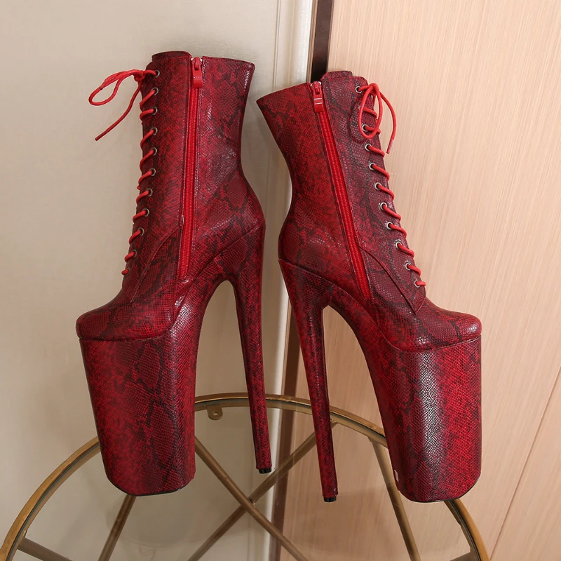 European-and-American-Fashion-Super-High-Heel-Snake-Pattern-Large-Sexy ...