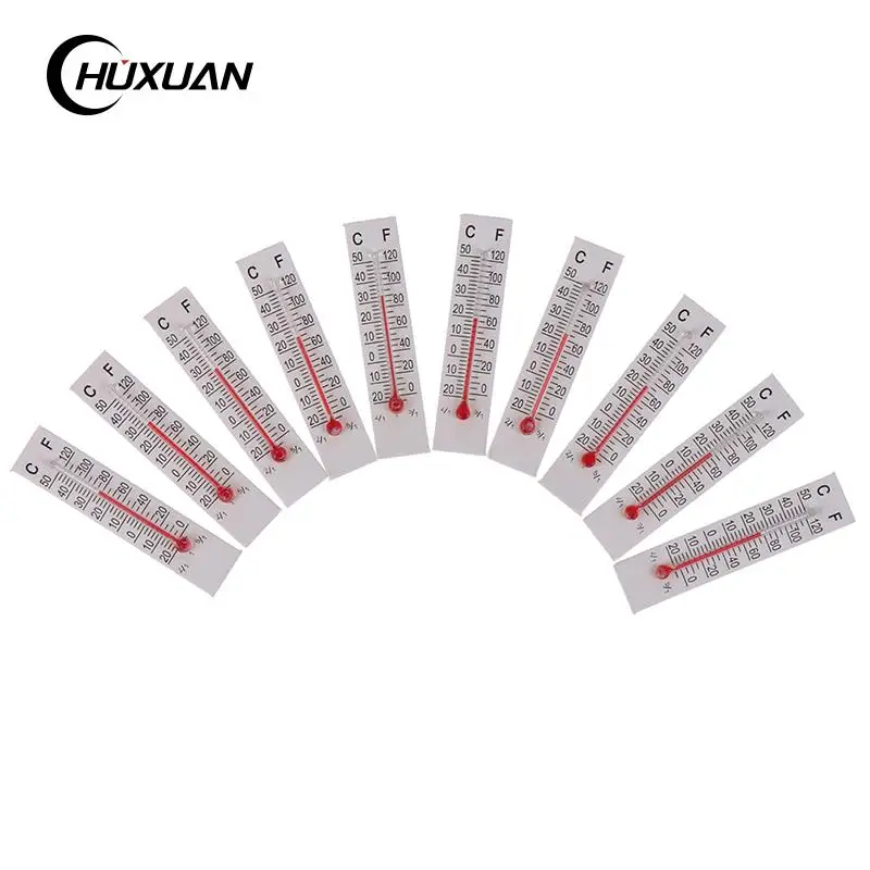 10-Pcs-5cmX1-1cm-Miniature-Paper-Cardboard-Thermometer-Indoor-20-50 ...
