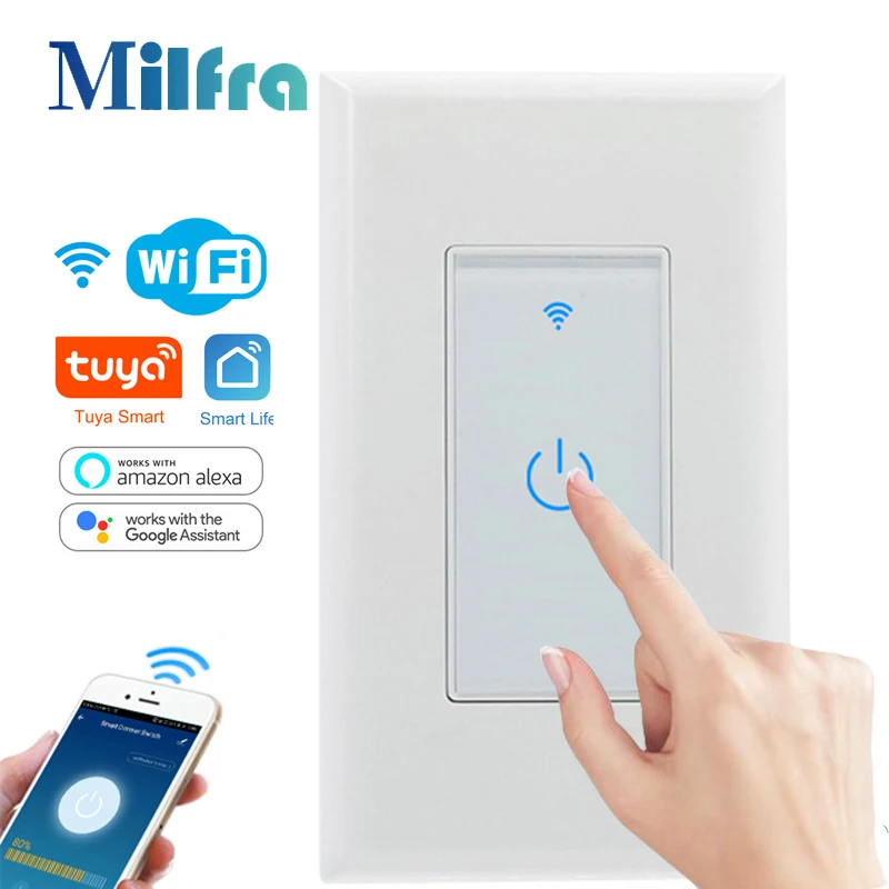 Tuya-Wifi-Touch-Switch-US-Standard-Smart-Wall-Light-Switch-110-125V-LED ...