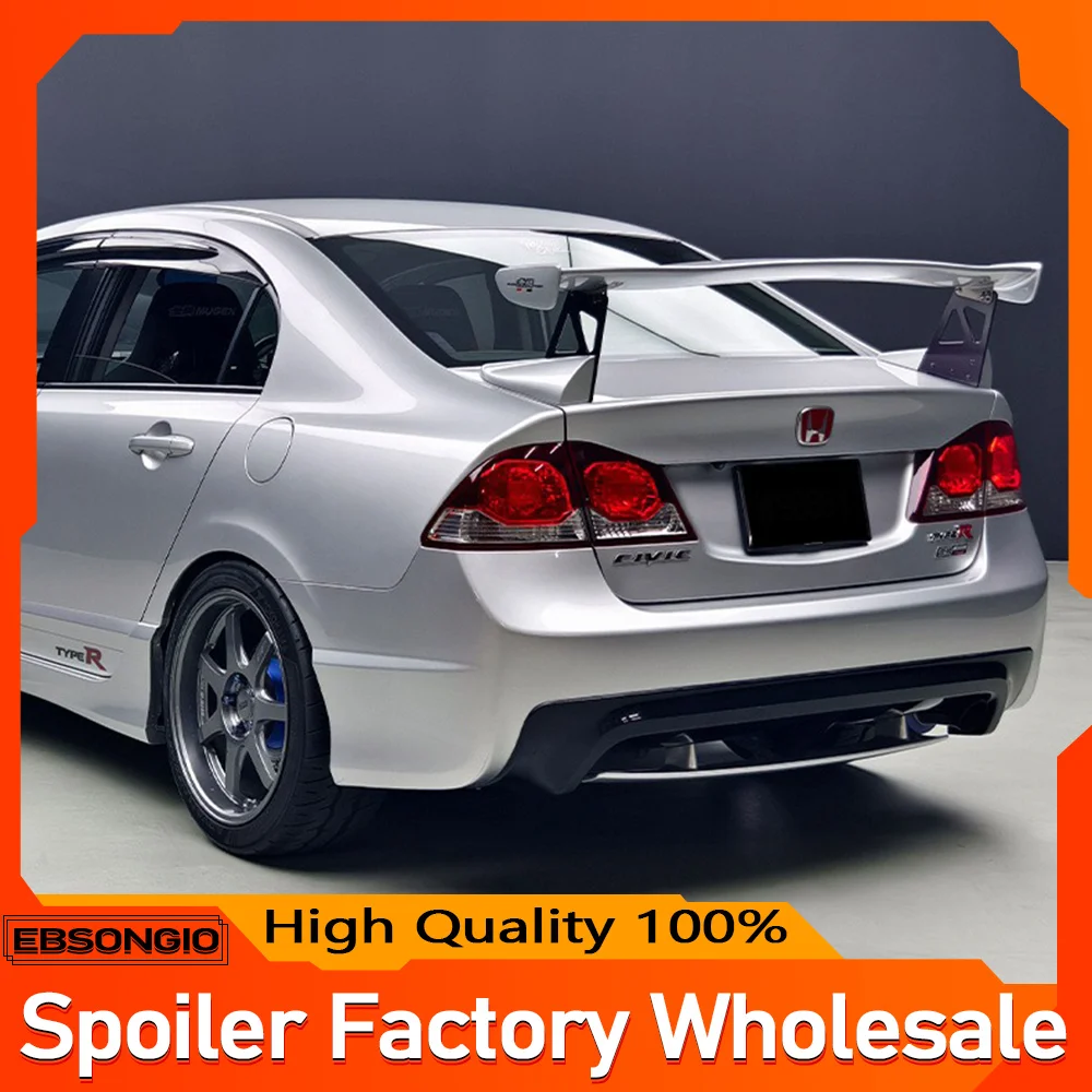 For New Honda Civic 8th Gen 4DR Sedan 2006-2011 FD2 Type R Rear Trunk ...