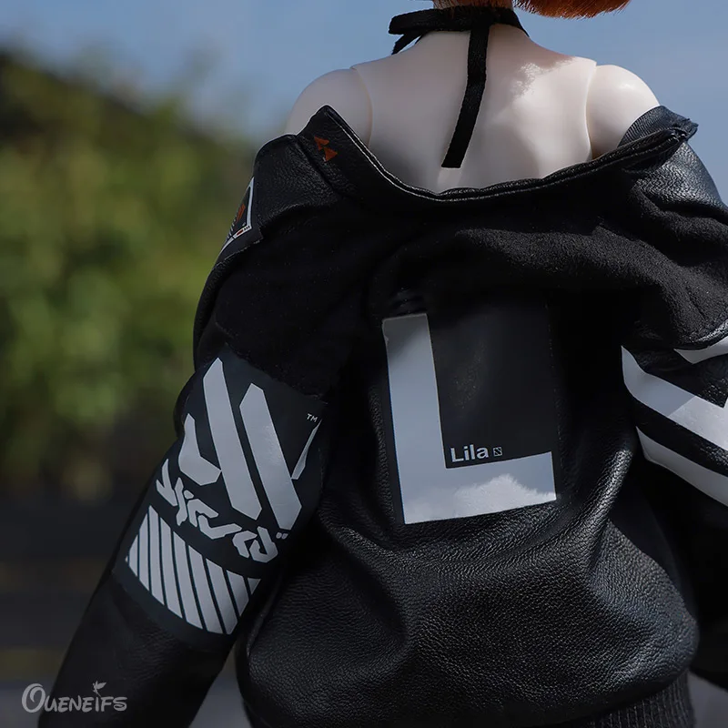 Lila Doll BJD 1/4 Striped Bikini Black Jacket Cool handsome Style Girl ...