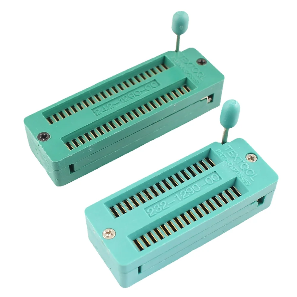 1pcs-Gold-Plated-1-778mm-Pitch-32P-42P-DIP-ZIF-Test-IC-Socket-Connector ...