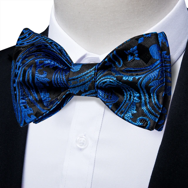 Solid Navy Blue Bow Tie