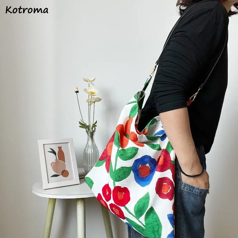 Ins-Summer-Floral-Shoulder-Bags-Women-Sweet-Students-All-match-Underarm ...