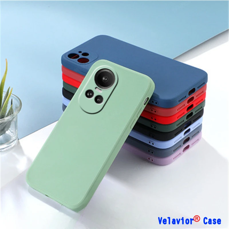 Case-for-Oppo-Reno-10-5g-Liquid-Silicone-Bumper-Shockproof-TPU-Soft ...