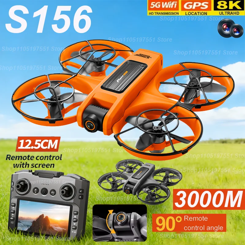 Newly Upgraded Original S156 PRO Drone 8K WIFI GPS Professional HD ...