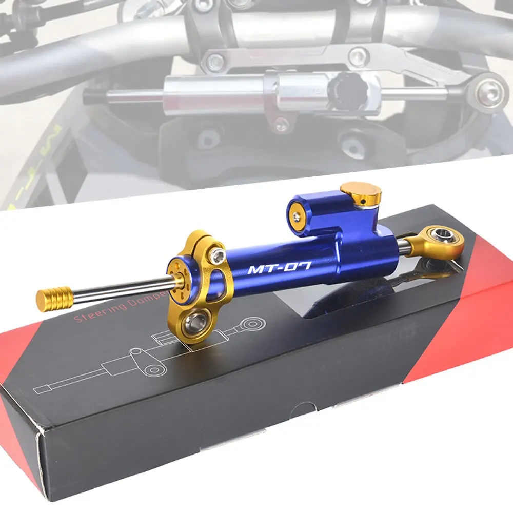 Motorcycle-Adjustable-Steering-Stabilize-Damper-Safety-Control-Bracket ...