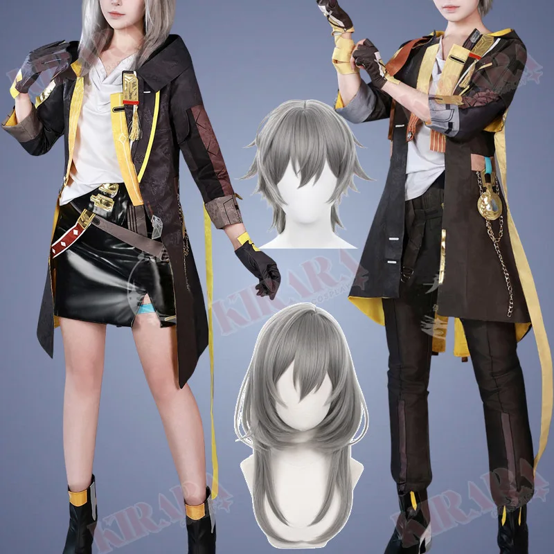 Star Rail Caelus Stelle Cosplay Costume Trailblazer MC Cosplay Wig Hair ...