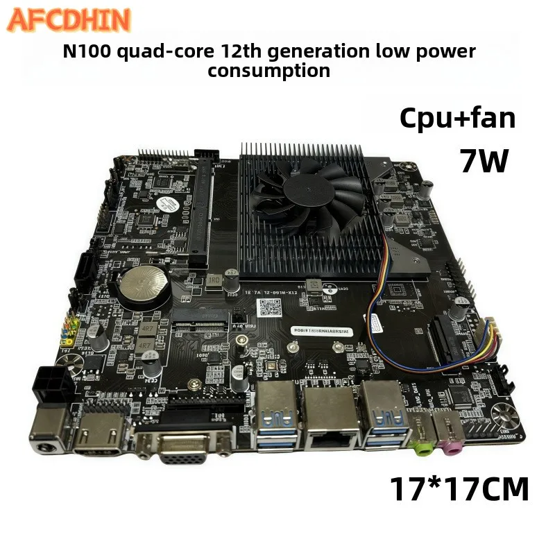 NEW N100 MINI ITX motherboard 12th generation quad core all-in-one ...