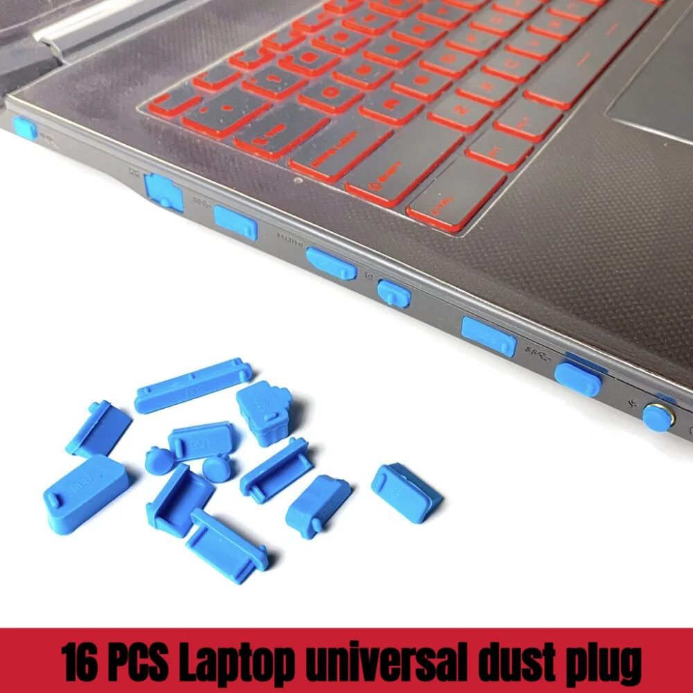 16PCS-Set-New-Anti-dust-Plug-Notebook-Dustproof-Stopper-Laptop ...
