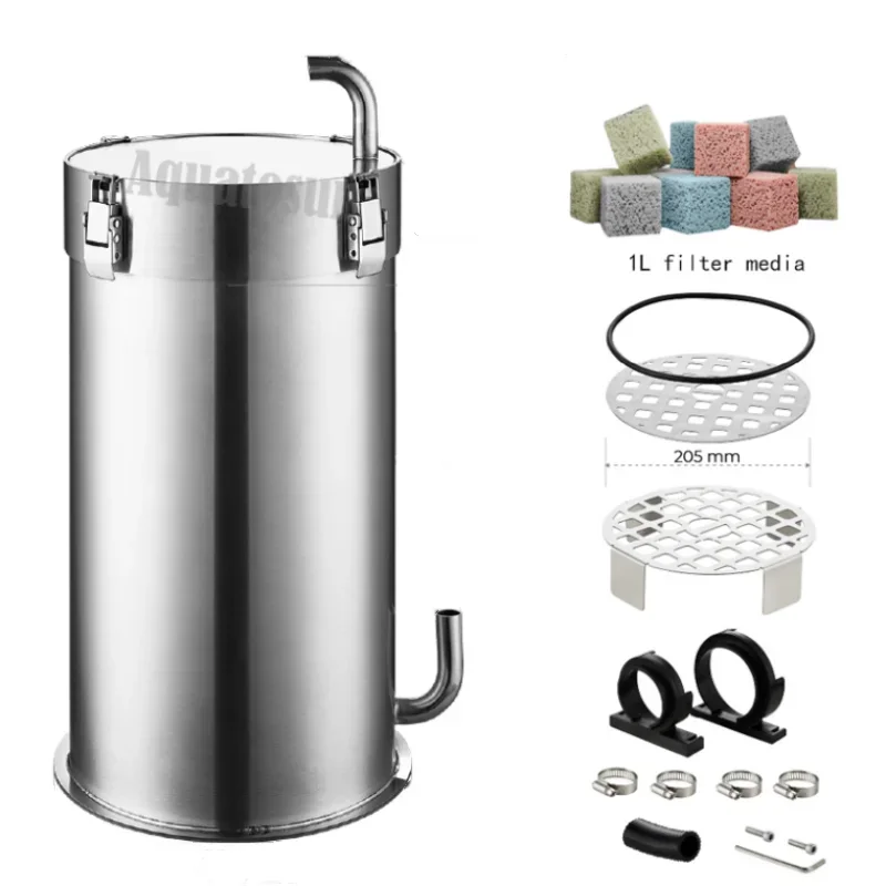 Stainless-Steel-Aquarium-External-Canister-Filter-Premium-Quality-Fish ...