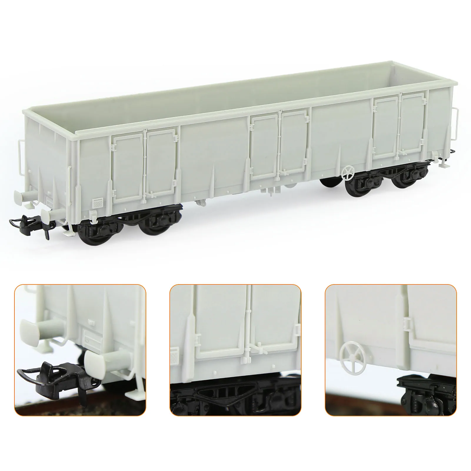 Evemodel 1Pc Ho Schaal 1:87 Blank Ongemonteerd High-Side Gondel Auto Modelspoor Wagon C8742JJ