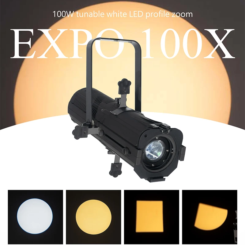100W-LED-Profile-Spotlight-DMX-Zoom-Adjust-Graphics-Cut-Projector-for ...