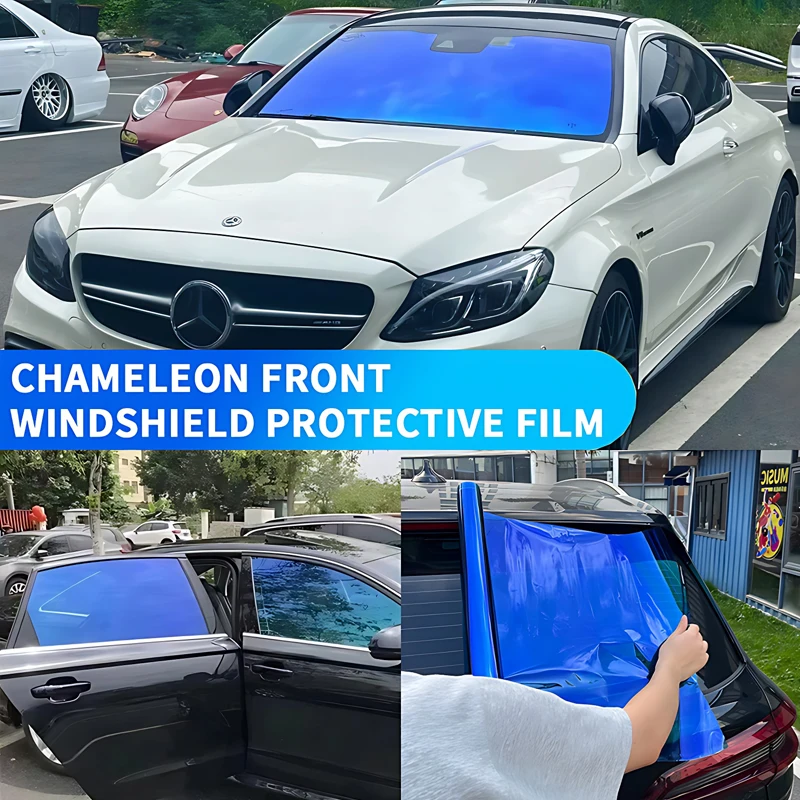 Solar Tint VLT 60% PET Colorful Blue Chameleon Film Car Window Color ...