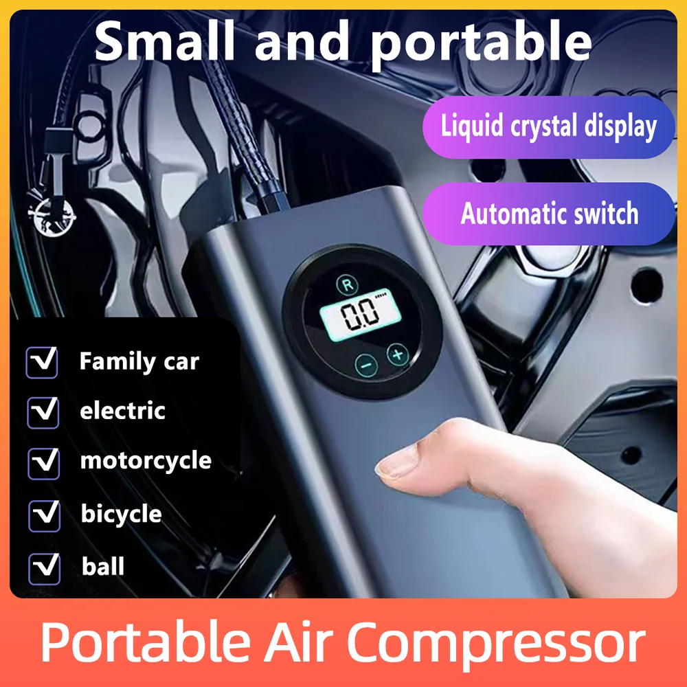 Car-Tyre-Inflator-Rechargeable-High-Precision-Tire-Inflator-LCD-Display ...