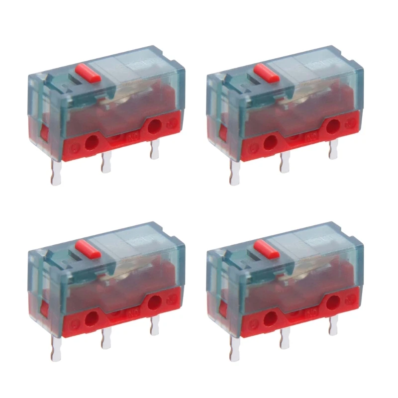 4 pçs mouse micro switch original 75gf reddot 50m cliques microswitch ...