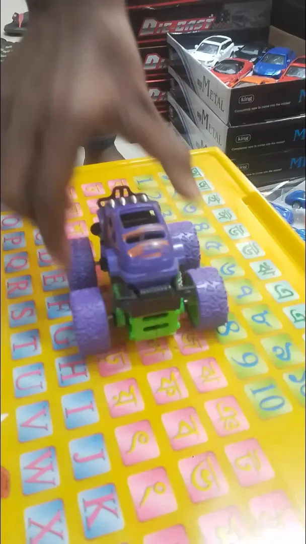 4 Wheel drive (4WD) Friction Monster Truck Car Zip Car for baby - Car ...