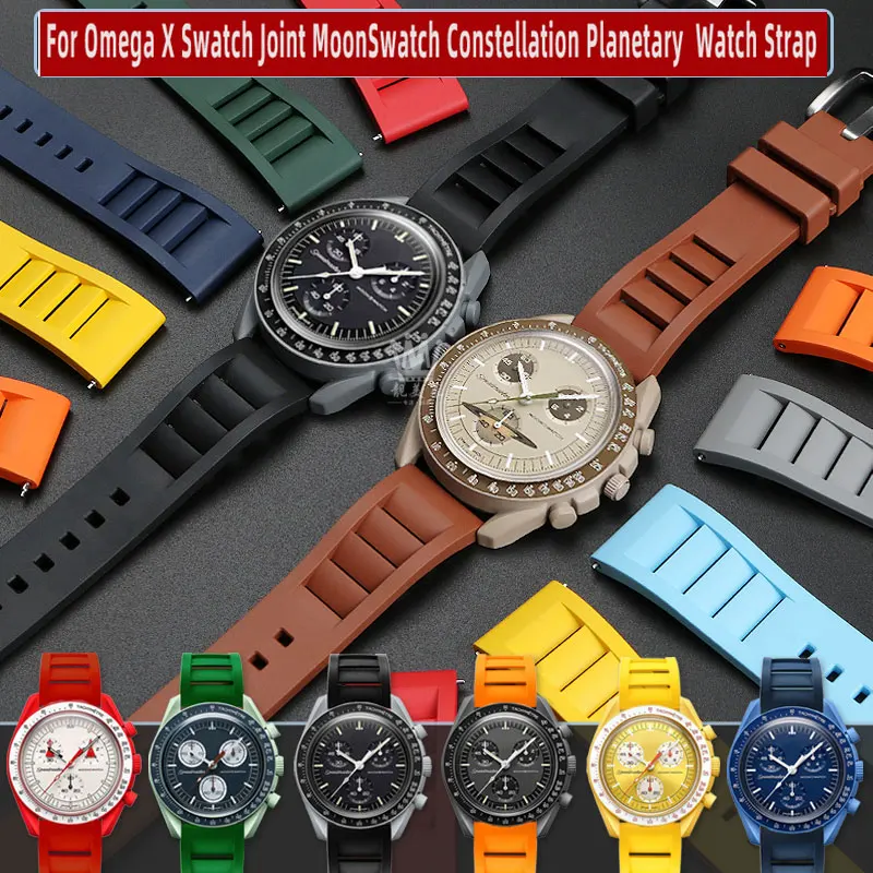 Quick release Fluorine rubber For Omega X Swatch Joint MoonSwatch ...