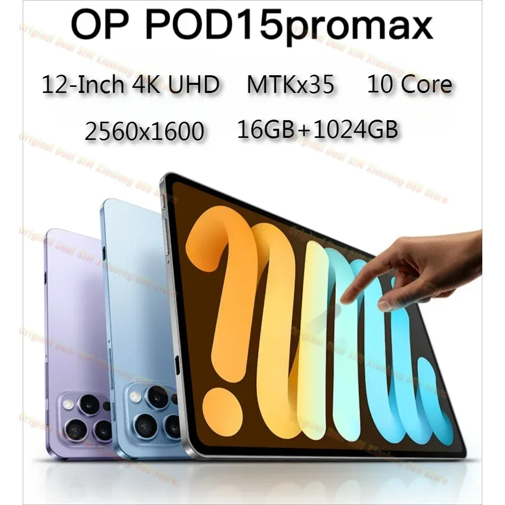 Tableta-Pod-15-ProMax-MTKx35-Original-dispositivo-con-Android-13-2024 ...