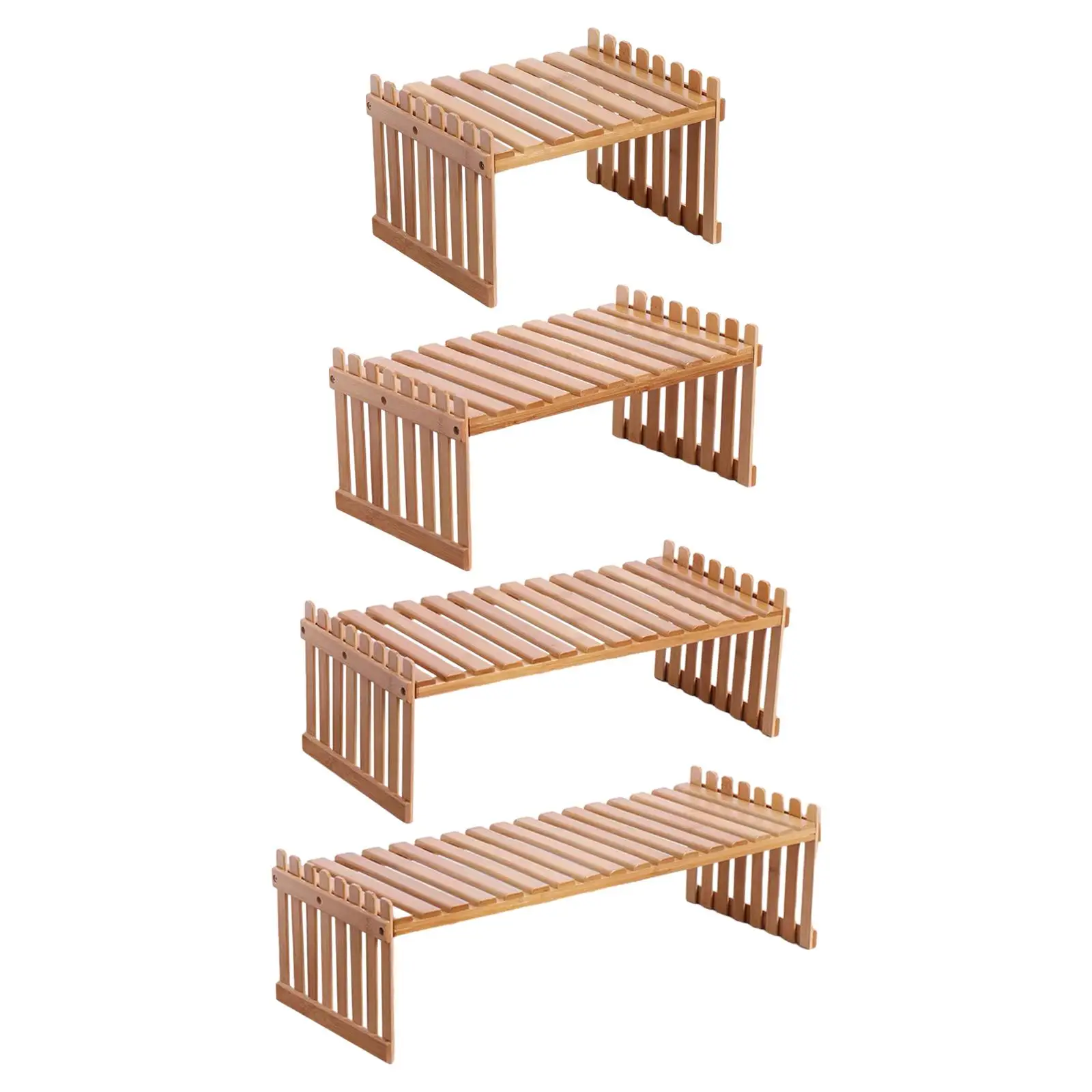 Flower Shelf Wooden Tabletop Plant Support Stand Simple Flower Pot ...