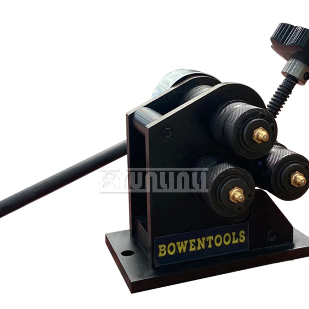 Metal Strip Bending Machine 3-roller Rounding Machine Manual Reel ...