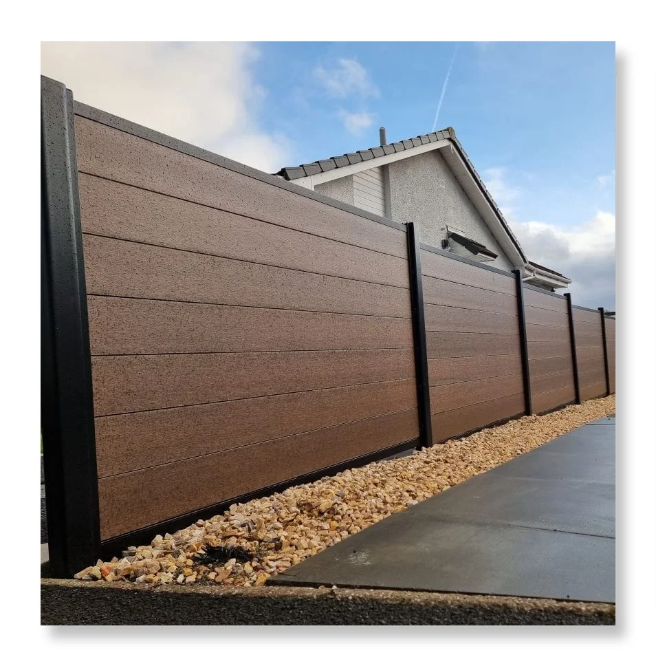 Diy-villa-modeling-wood-plastic-fence-board-terrace-fence-board ...