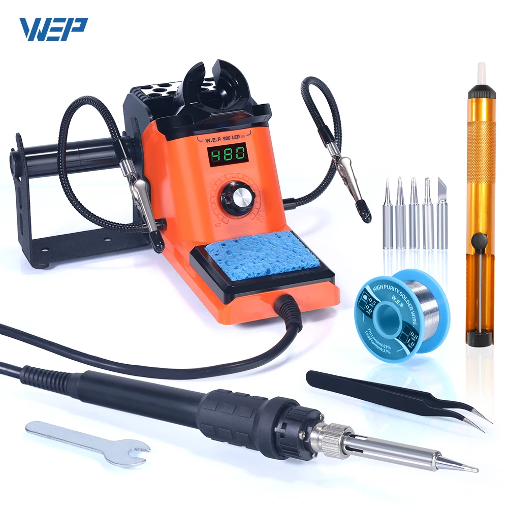 WEP-926LED-III-130W-Soldering-Iron-Station-Quick-Heating-Mini-Portable ...