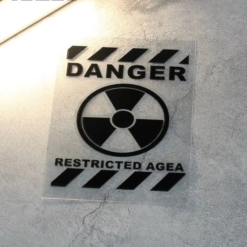 Danger Restricted Agea Stickers Nuclear Radiation Warning Symbol Vinyl ...