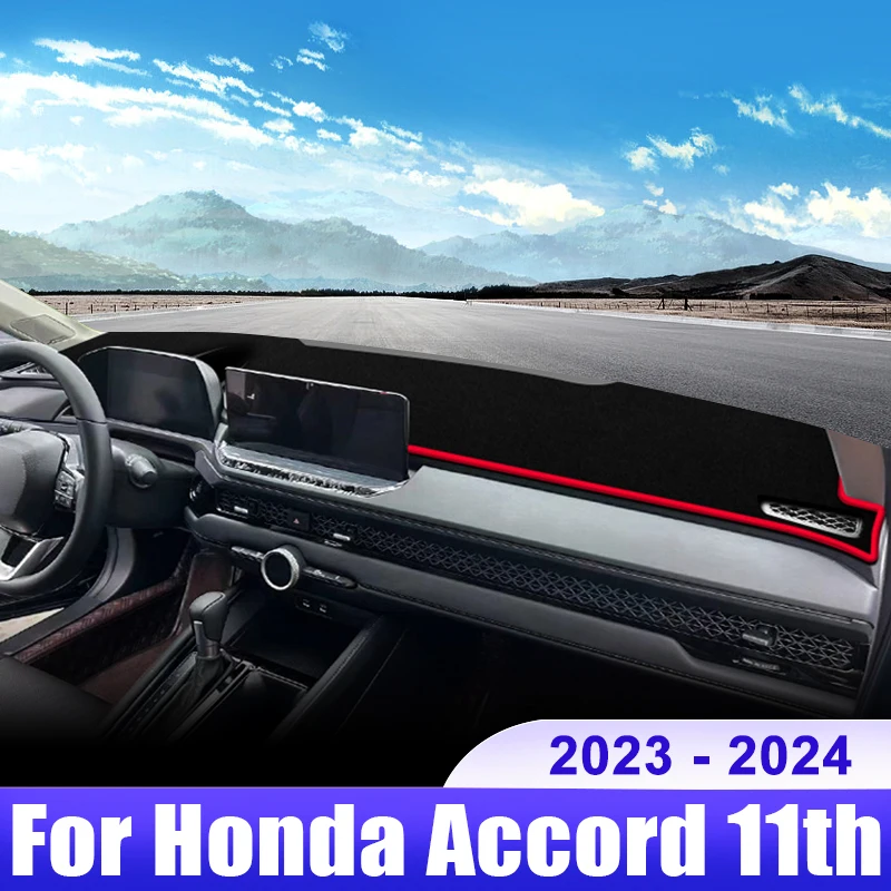 For Honda Accord 11th 2023 2024 Accord 11 Car Dashboard Cover Dash Mat ...
