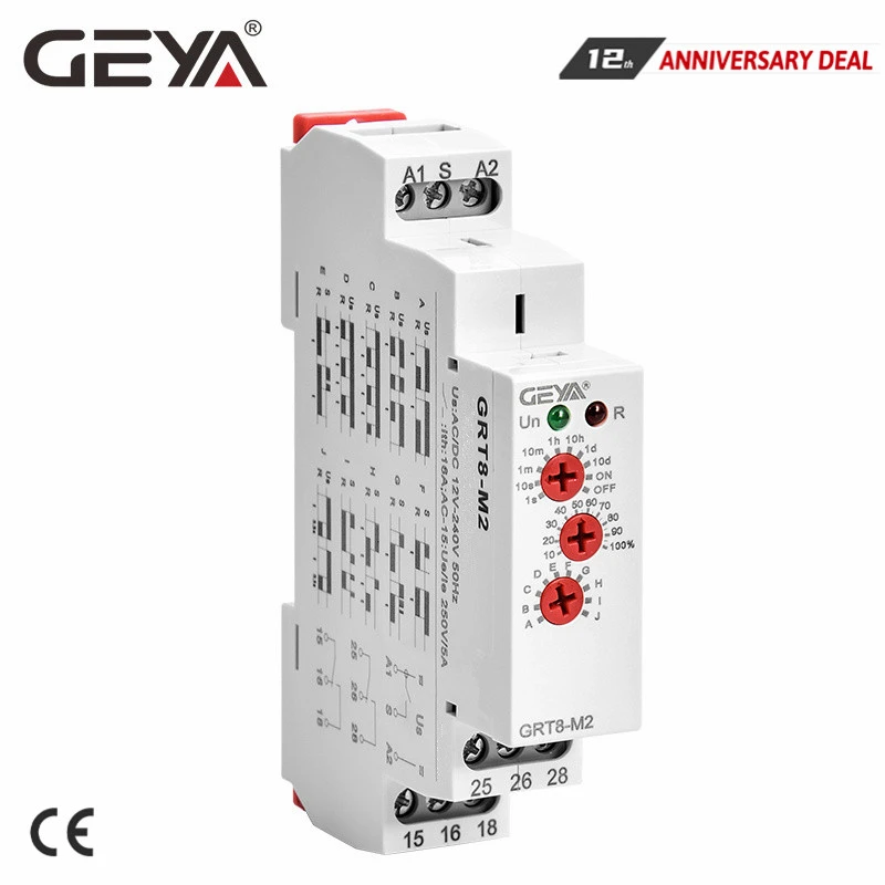 Geya Multifunction Timer Relay 12v 24v 220v-adjustable 10 Functions ...