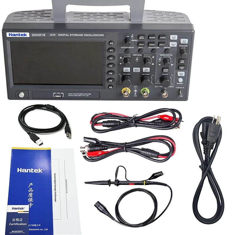 Hantek Digital Oscilloscope Dso2d15 2ch 100/150mhz | Storage Osciloscopio - Hantek - Aliexpress