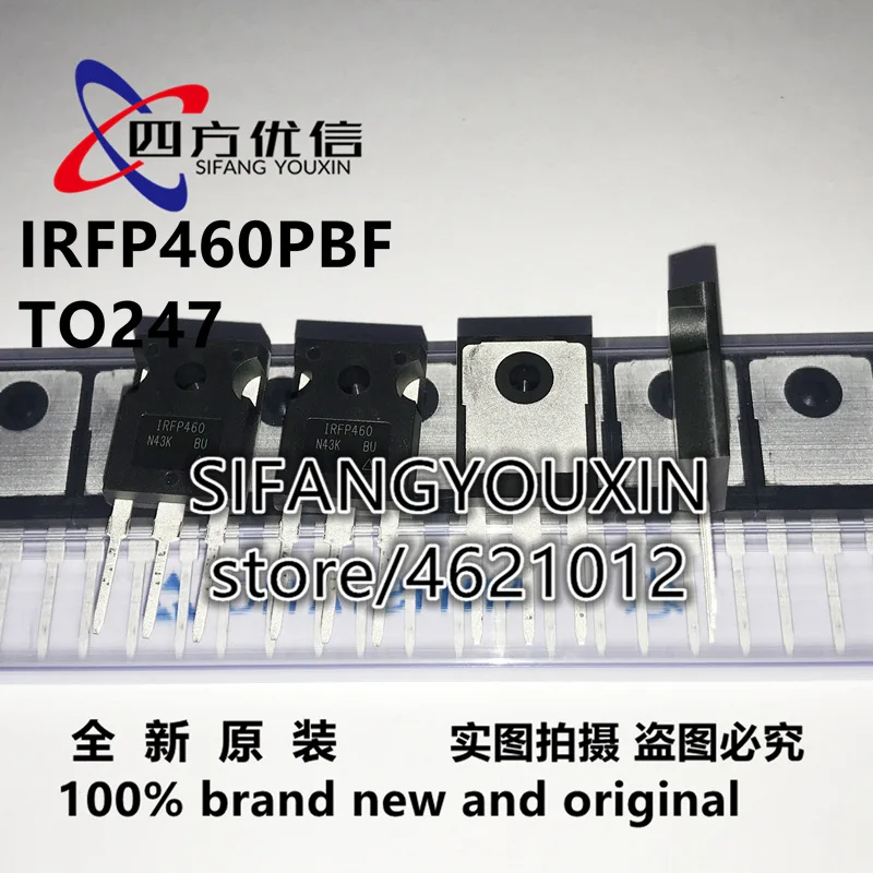 IRFP460PBF-original-IRFP460-MOSFET-20A-500V-TO247-100-novo-10pcs-a ...