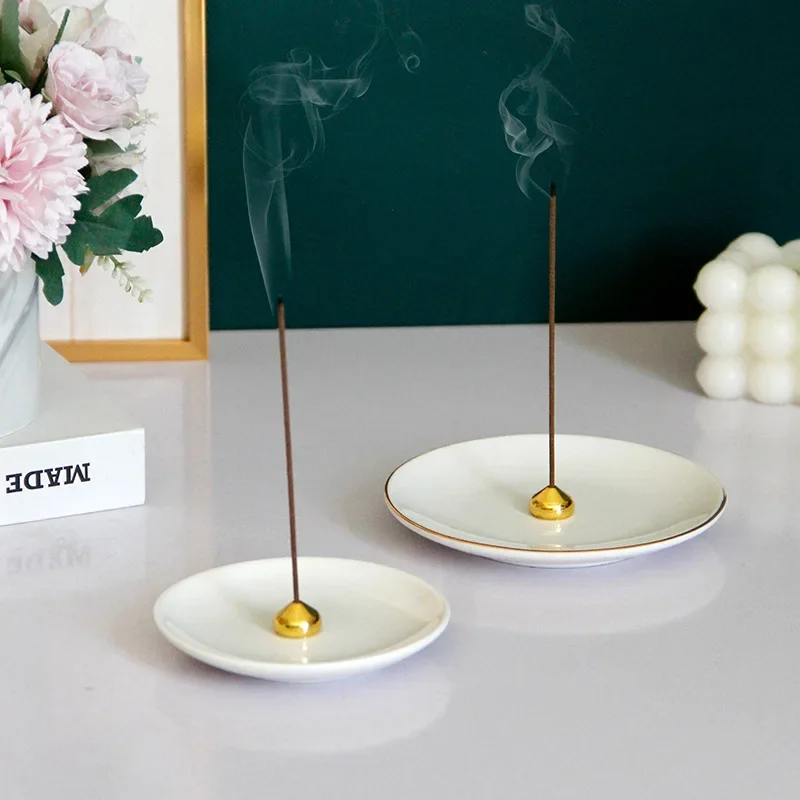YXY-Simple-Modern-Incense-Burner-White-Ceramic-Incense-Sticks-Holders ...