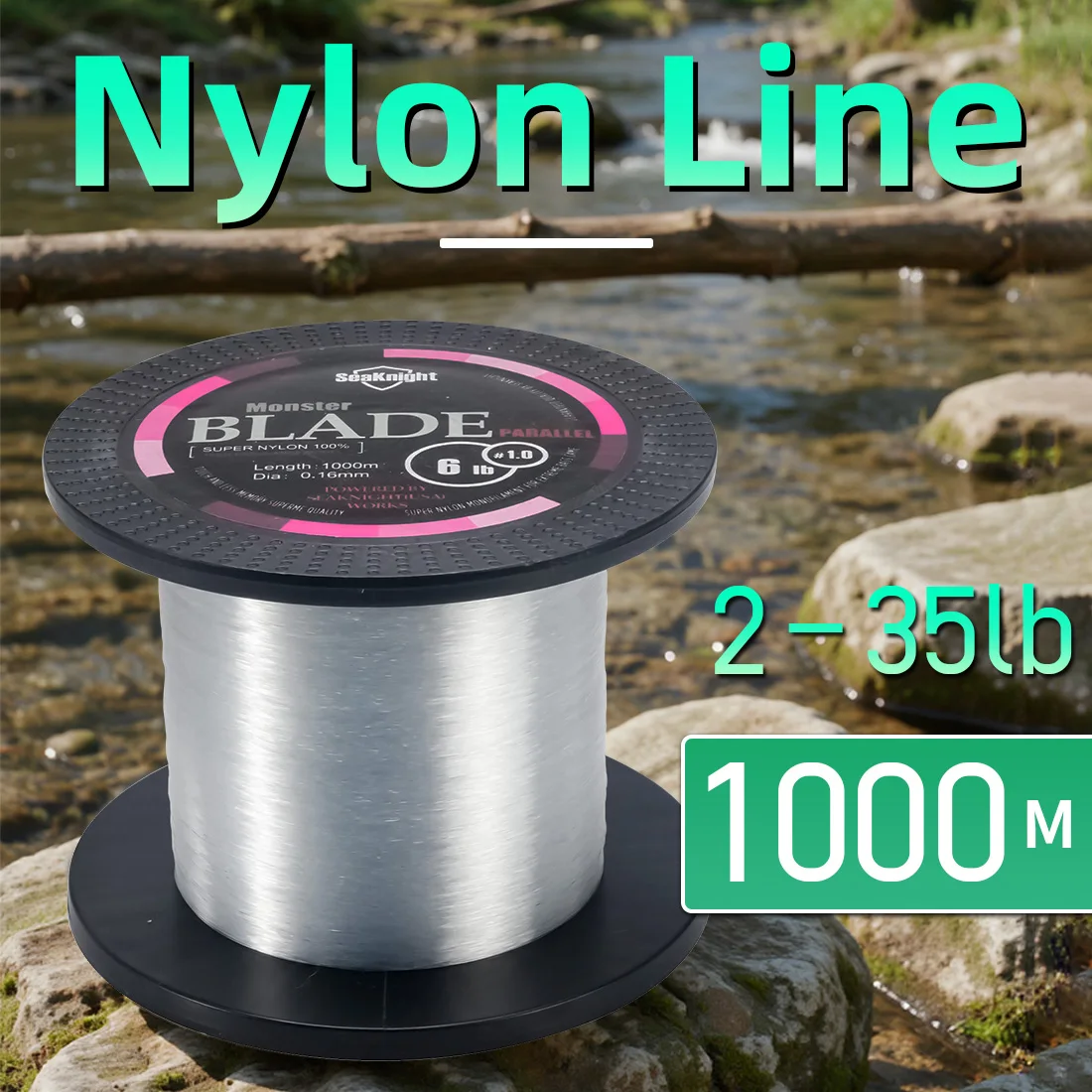 SeaKnight BLADE 1000M Nylon Fishing Line Monofilament Japan Material ...
