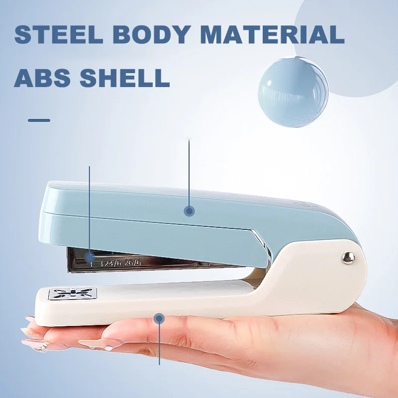 HUAJIE 360° Rotating Stapler, 3 Angles 45°/90°/Standard, Fits 24/6 & 26 ...