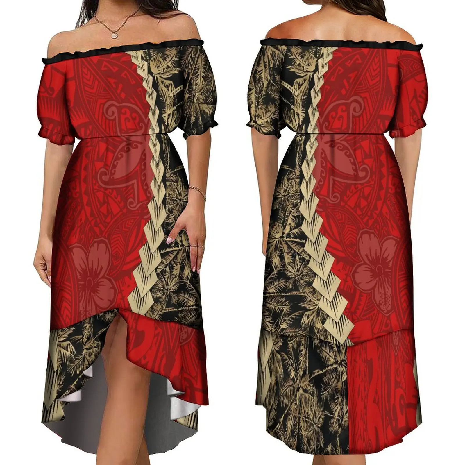 Samoa-Pacific-Islander-Clothing-Polynesian-Women-Printed-Dress-Hawaii ...