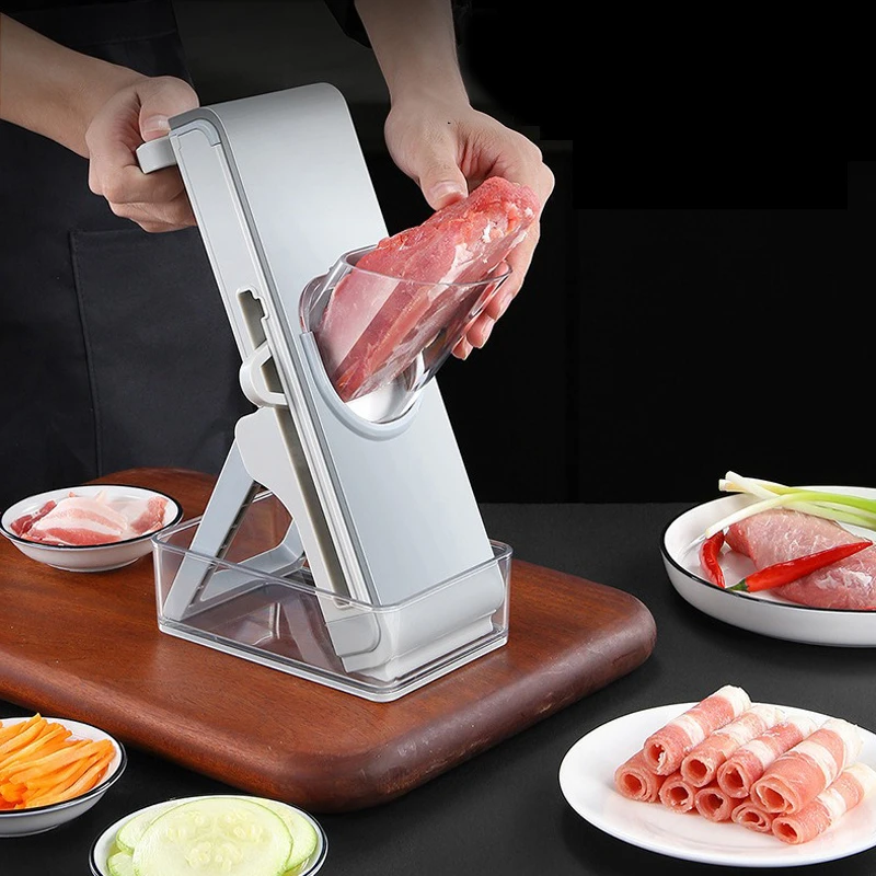 Multifunctional Vegetable Cutter Safety Slicer Manual Veggie Julienne ...