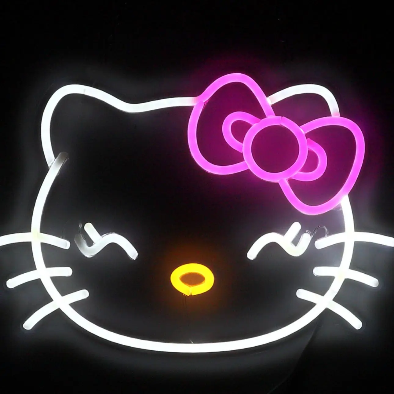 Luces-Led-de-noche-de-anime-Kawaii-Hello-Kiity-luz-de-ne-n-ambiente ...