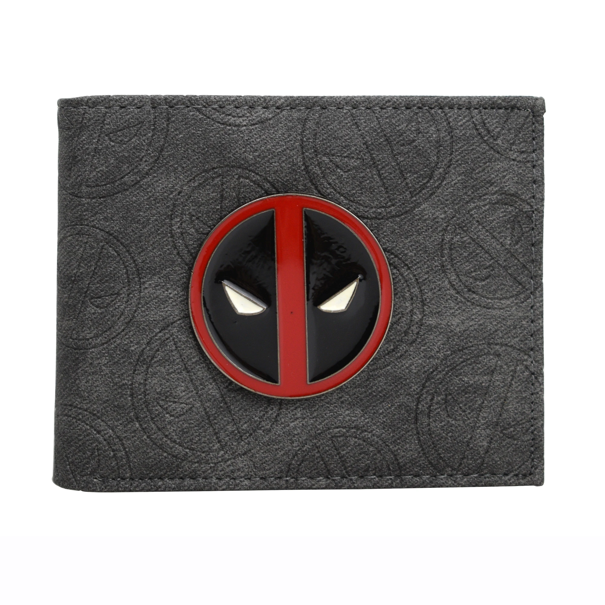 Comics Cartoon Deadpool Wallet Metal Design High Quality Short Purse ...