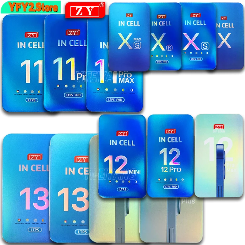 ZY-IN-CELL-LCD-Display-Touch-Screen-Digitizer-For-iPhone-X-Xs-XR-12 ...
