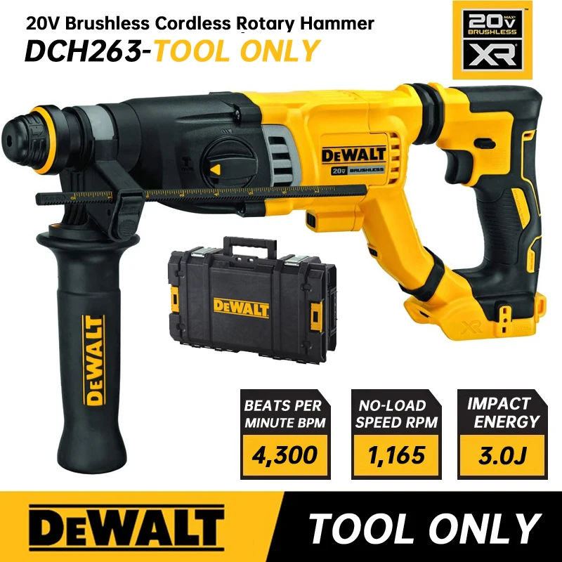 DEWALT-DCH263-Rotary-Hammer-Drill-Tool-Only-Without-Case-20V-Brushless ...